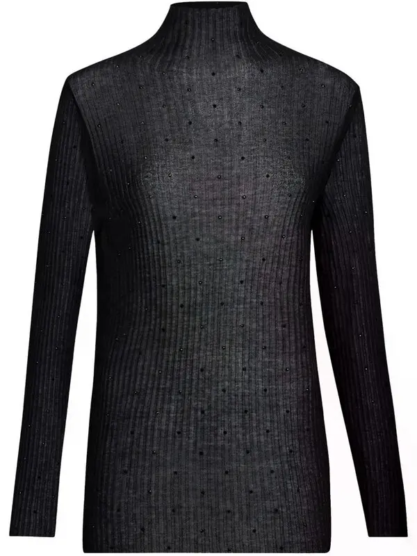Liu Jo Rhinestone Embellished Jumper