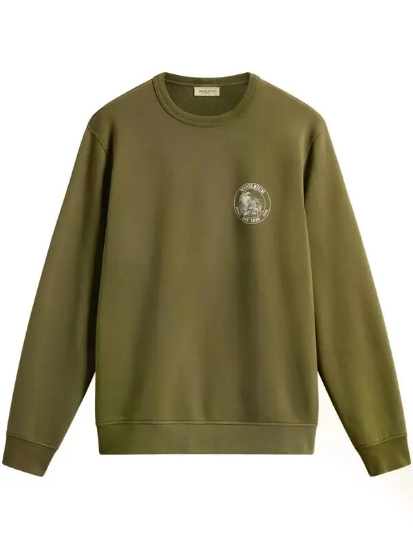 Woolrich Graphic-print Sweatshirt - Green