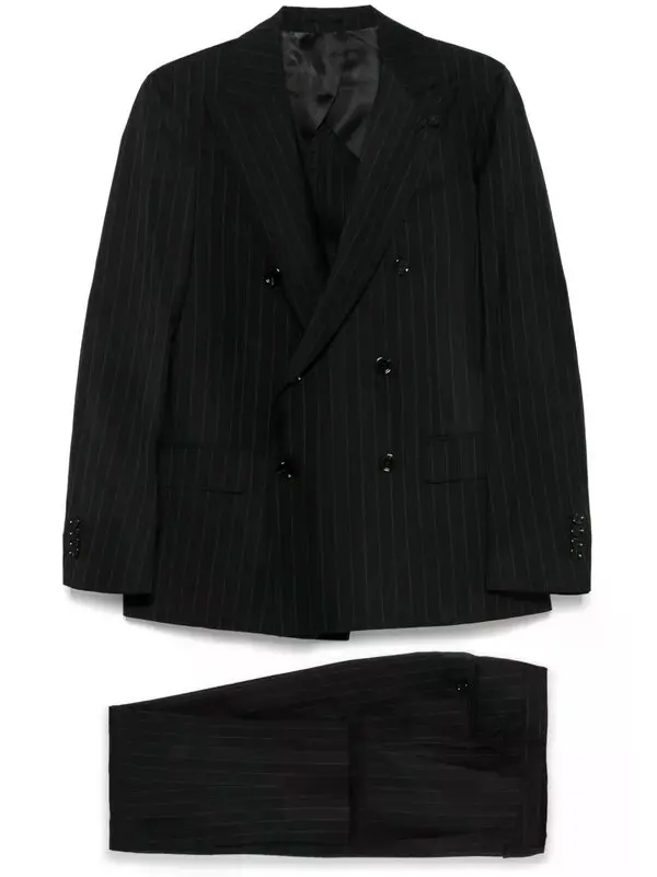 LARDINI Pinstripe Suit