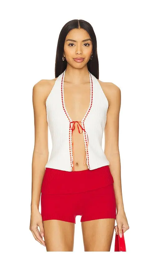 MORE TO COME Corine Halter Top