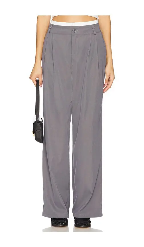 ALL THE WAYS Ava Trouser - Dark Grey