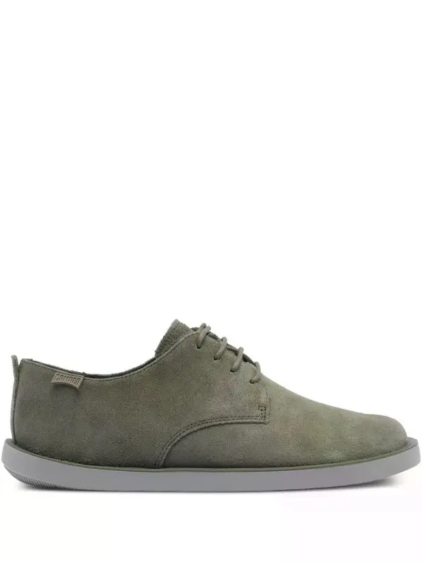 Camper Wagon Derby Shoes - Green