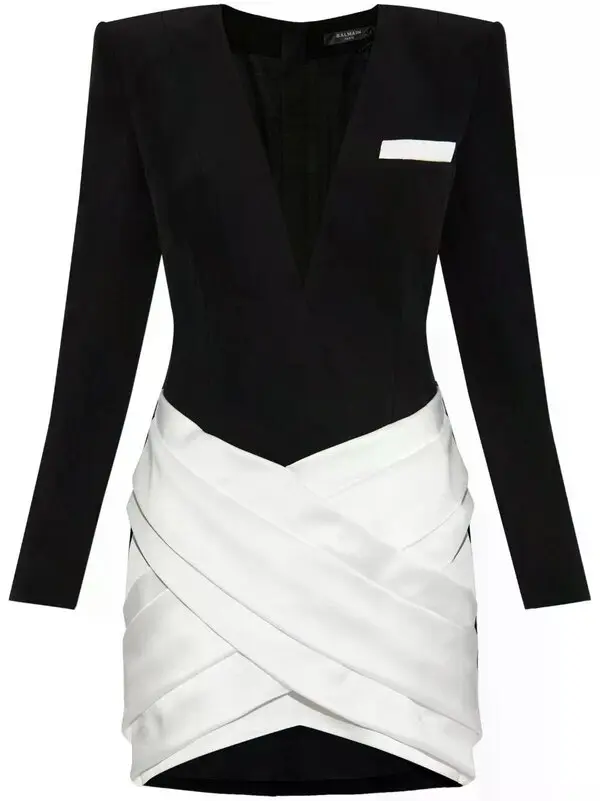 Balmain Mini Dress - Black