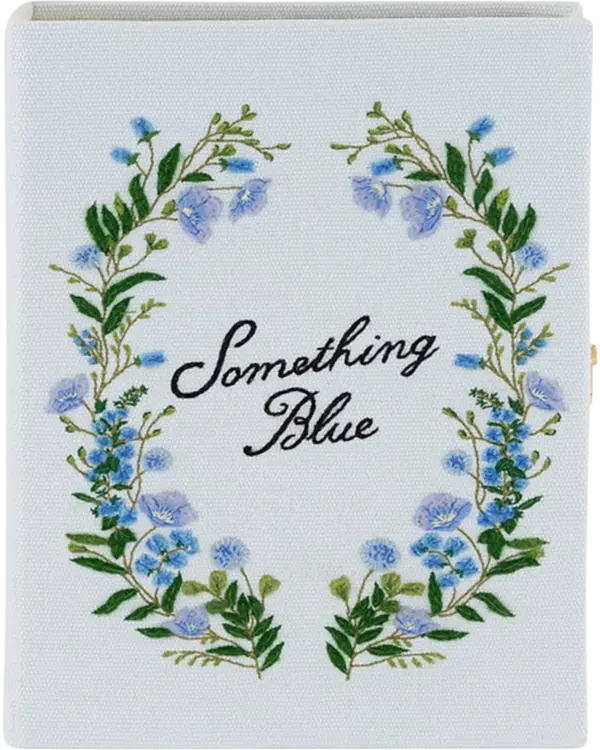 OLYMPIA LE-TAN Something Blue Book Clutch Bag - Cloud