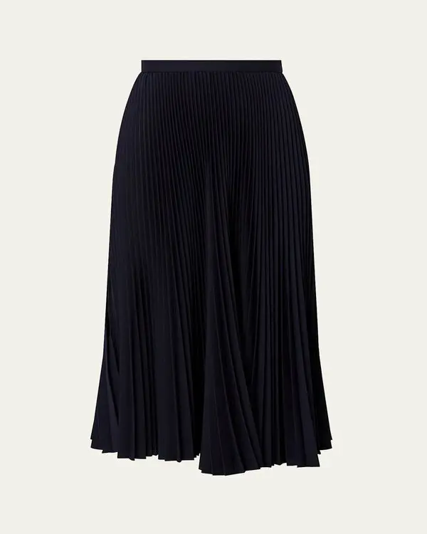 Erdem Pleated Midi Skirt