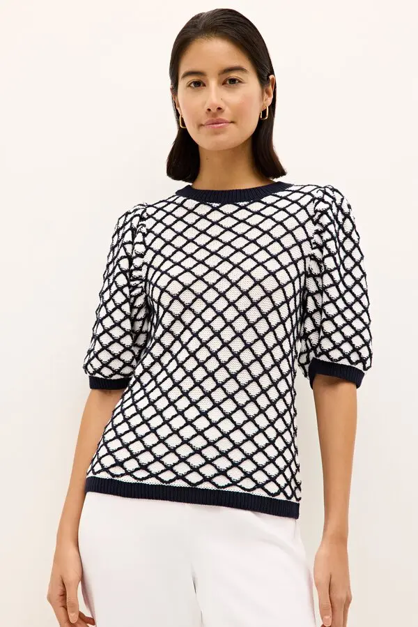 MARIE OLIVER Cici Knit Sweater - Lattice