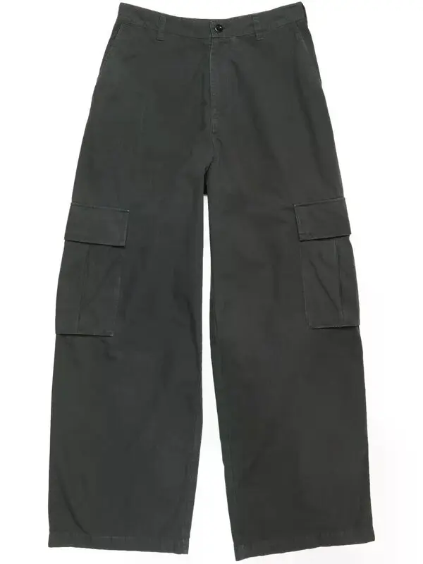 Acne Studios Organic Cotton Cargo Pants - Black