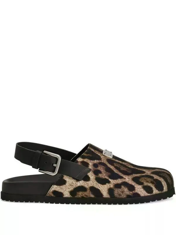 Dolce & Gabbana Printed Slippers