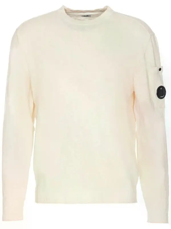 C.P. COMPANY Lens-detail Long Sleeve Sweater