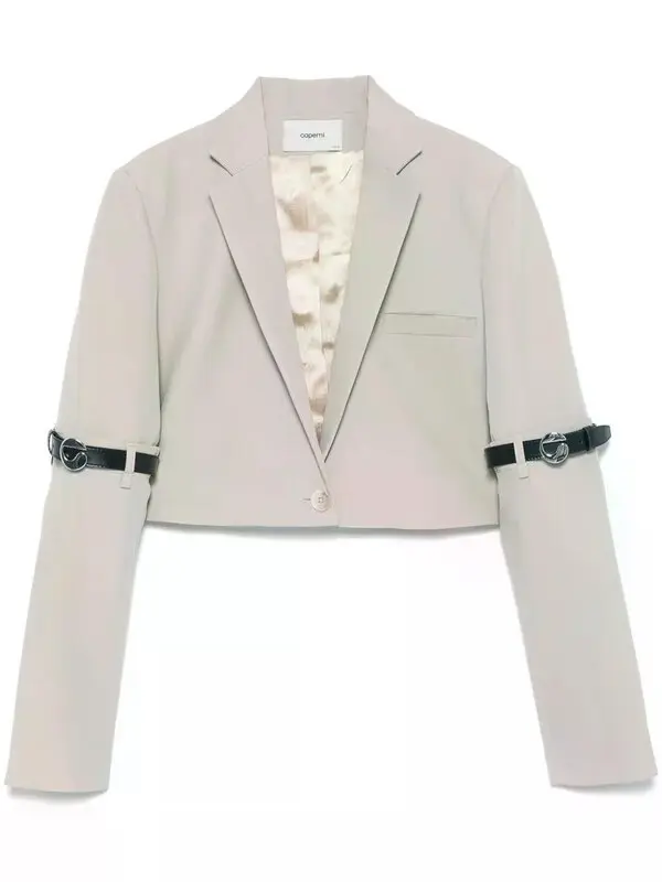 Coperni Cropped Blazer - Neutrals