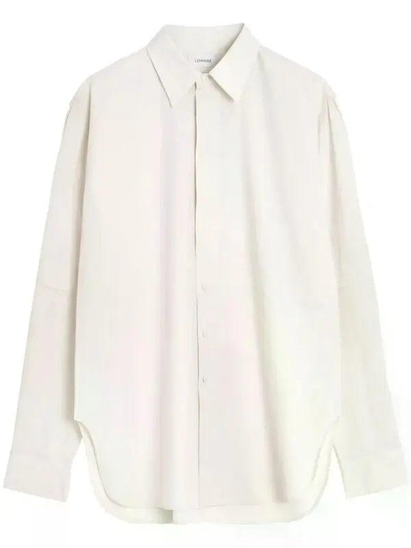 LEMAIRE Shirt With Slits - Neutrals