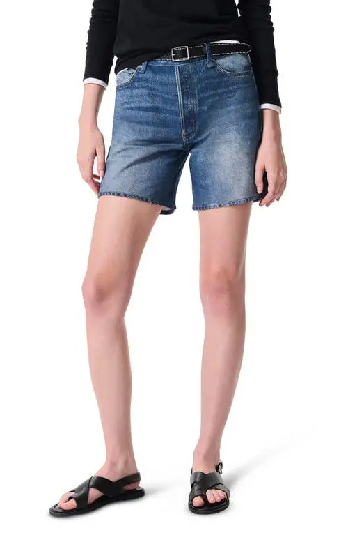 Rag & Bone Miramar Kaia High-waisted Terry Shorts - Cosmos