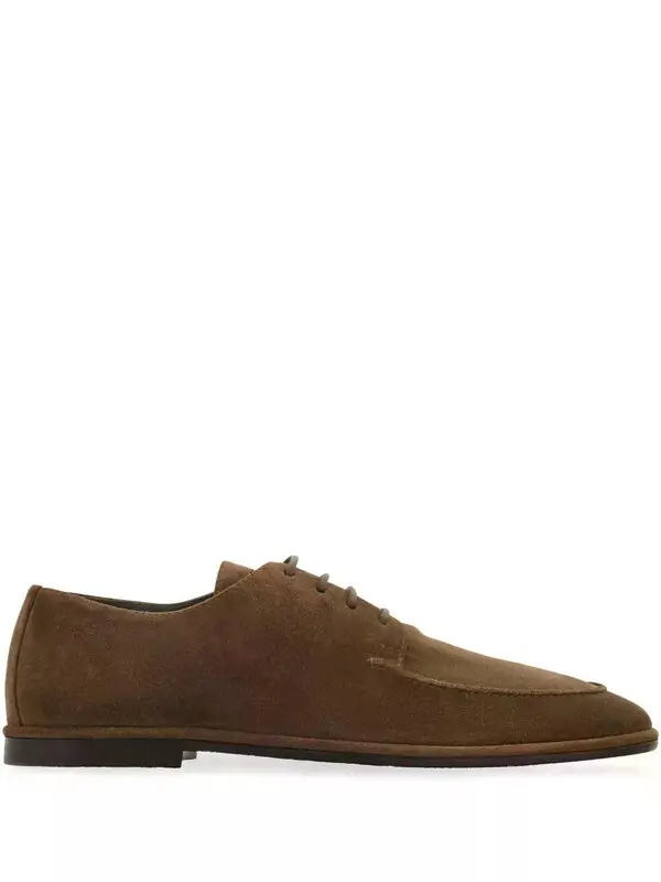 FERRAGAMO Suede Derby Shoes