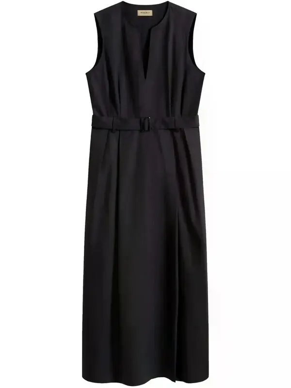 Woolrich Belted Maxi Dress - Black