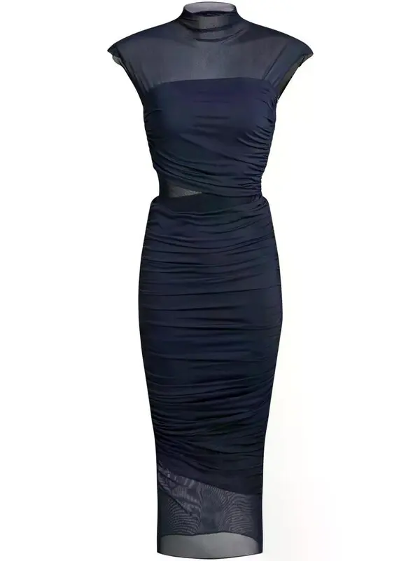 SEROYA Ser.o.ya Tabitha Mesh Dress - Blue