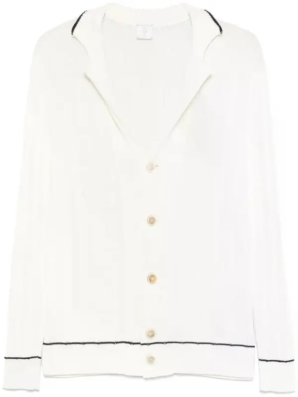Eleventy Ribbed-knit Cardigan