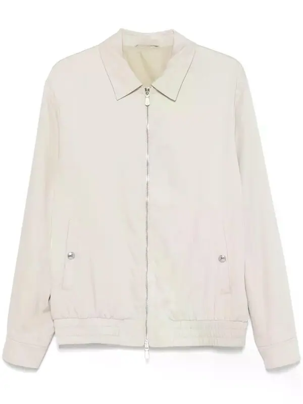 Eleventy Silk Jacket