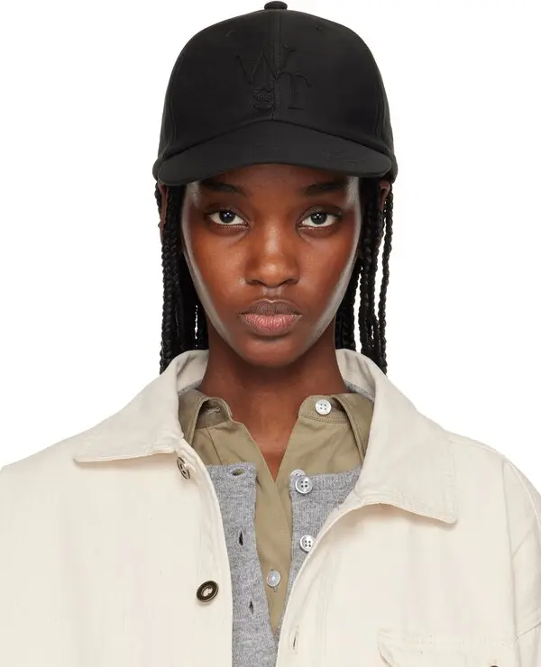 WTAPS sacai Cotton Back Satin Cap 01 黒