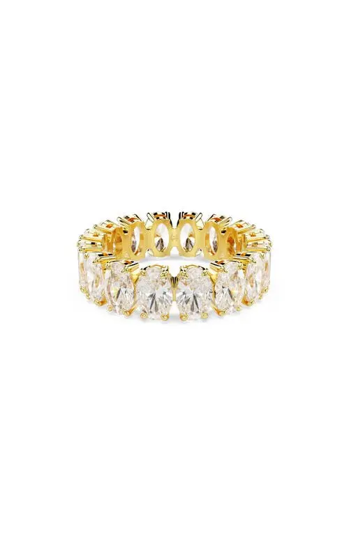 SWAROVSKI Matrix Oval Cut Crystal Eternity Ring