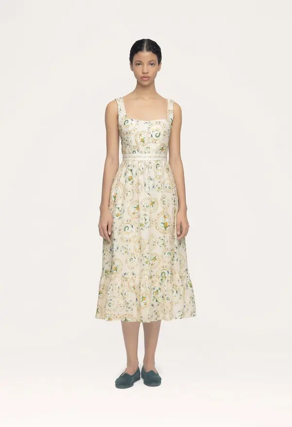 ALMA Melón Menaje Midi Dress