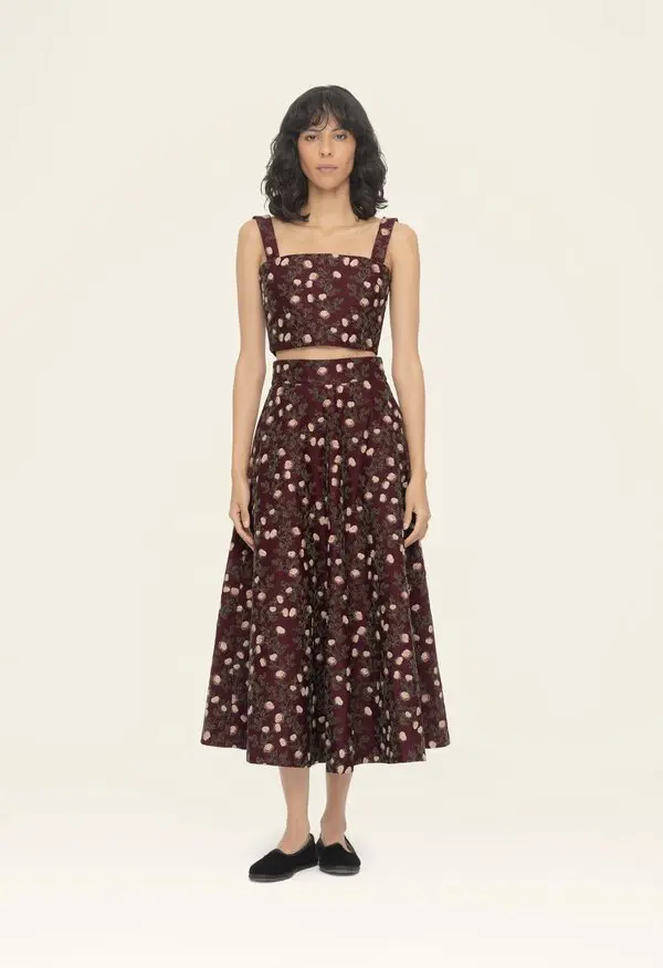 HORIZONTES Luciana Colibrí Cropped Top