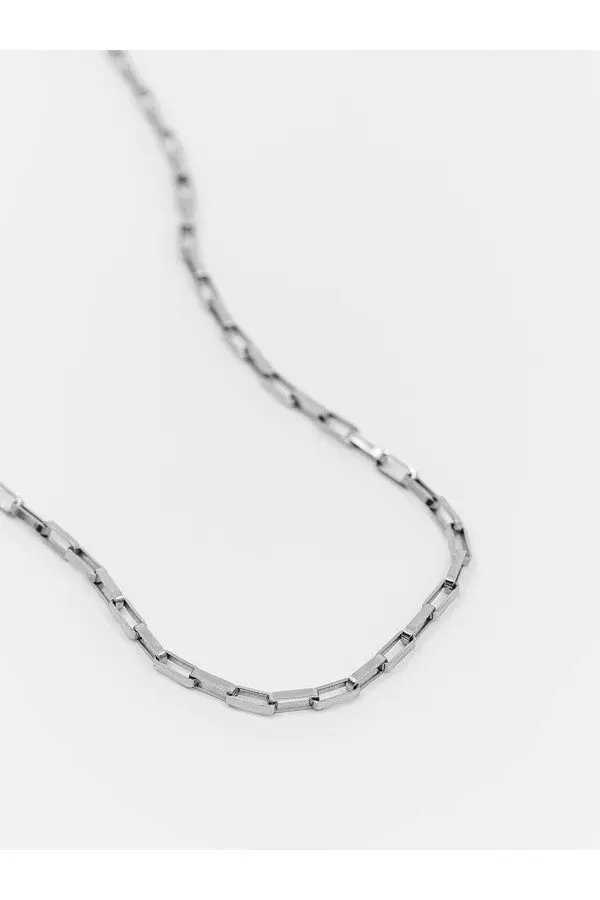 LAPO LOUNGE Cipher Chain Necklace - Silver