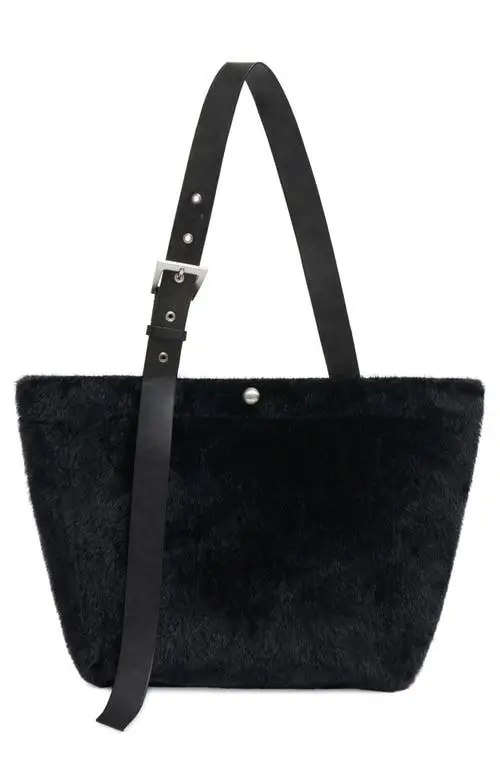 Apparis Esti Faux Calf Hair Tote - Noir