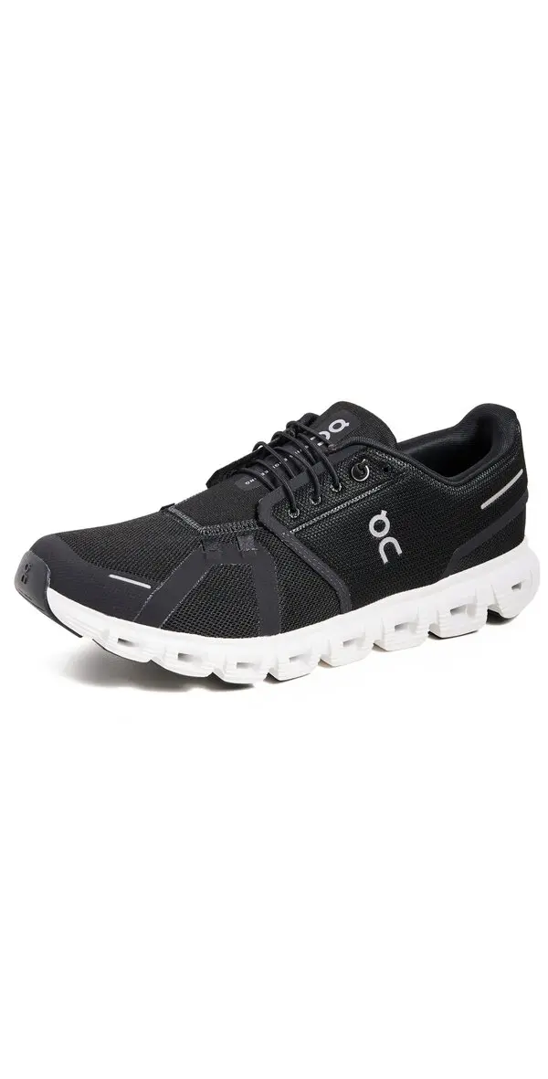 On Cloud 6 Sneakers - Black White
