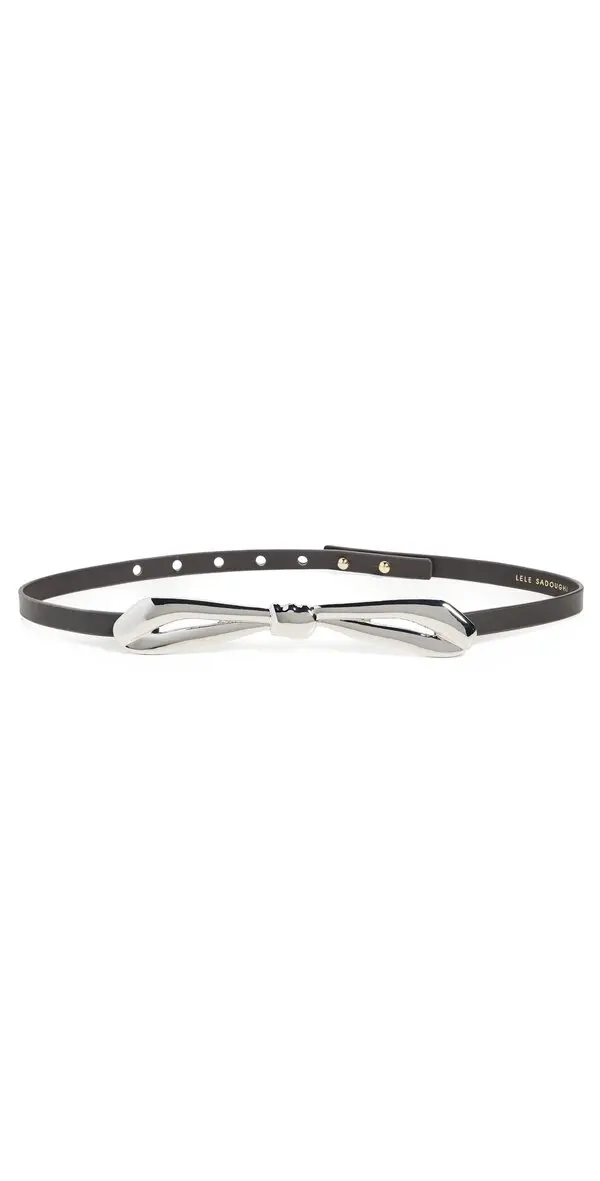Lele Sadoughi Blanche Bow Belt