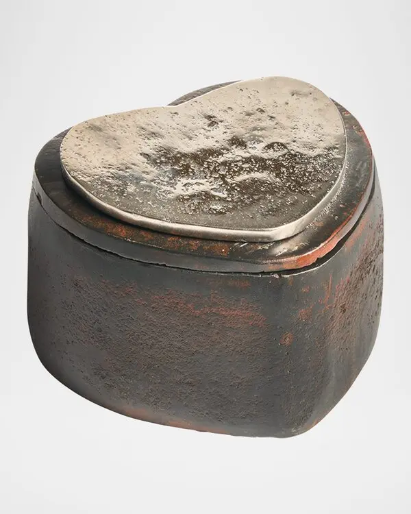 JAN BARBOGLIO Dos Amores Cast Iron Heart Box