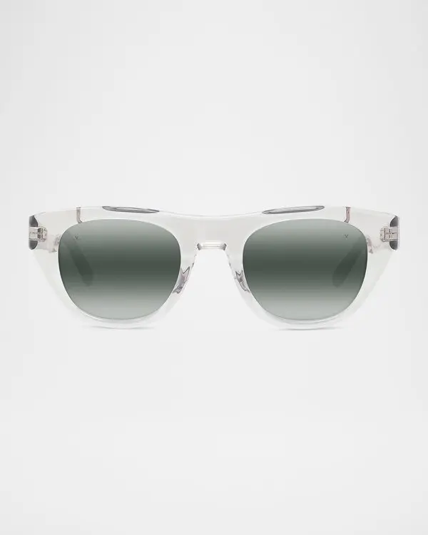 Vuarnet Belvedere 07 Square Sunglasses - Shiny Beigeblu Mirror