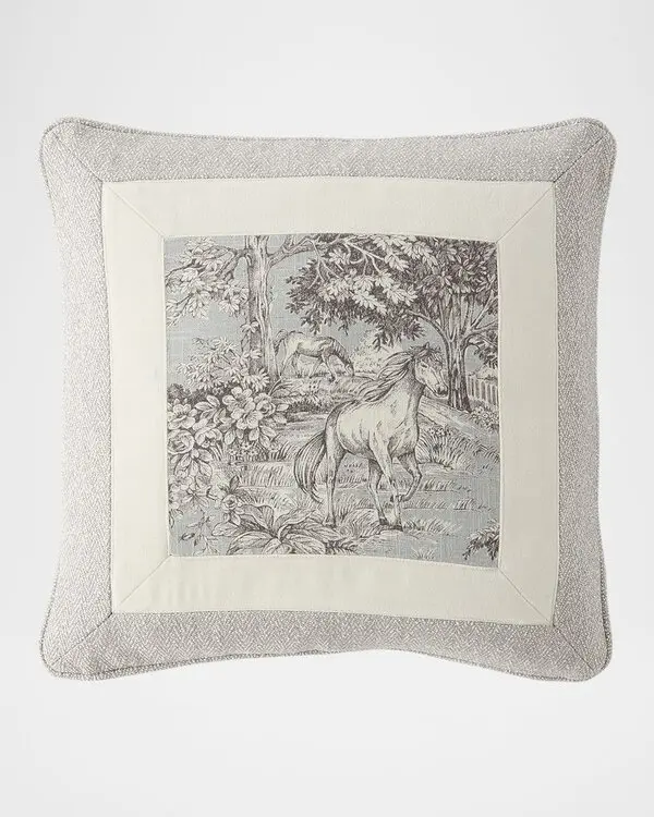 SHERRY KLINE HOME Yellowstone Framed Pillow, 20" Square