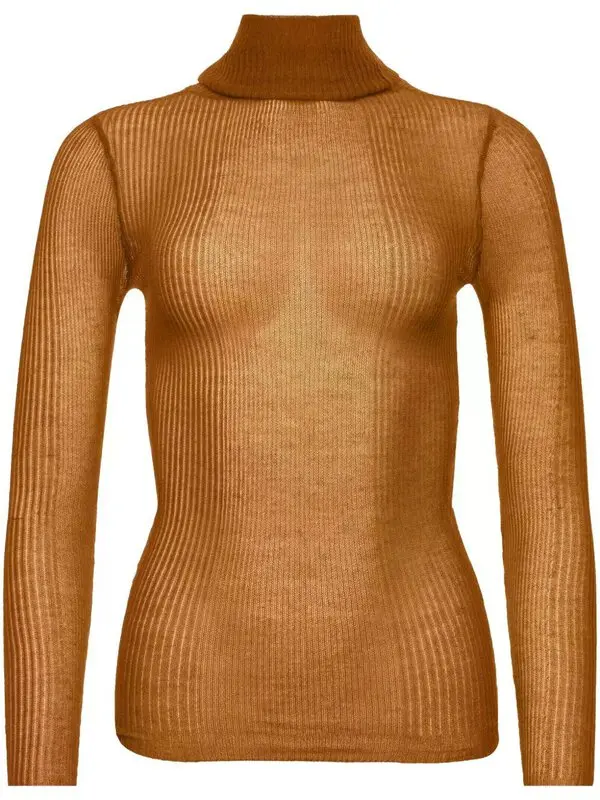SEROYA Ser.o.ya Piper Knitted Top - Brown