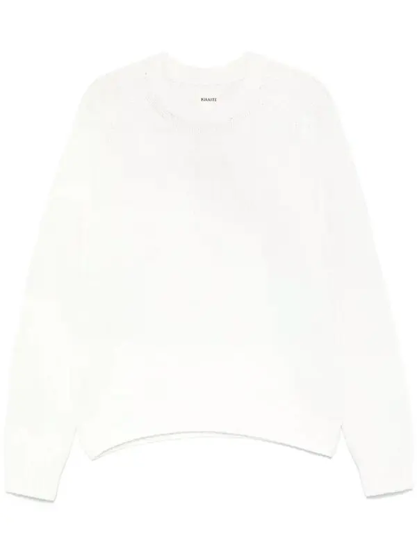 Khaite Mae Sweater - White