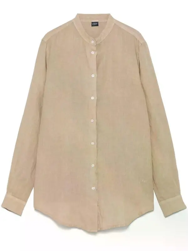 FAY Linen Shirt - Neutrals