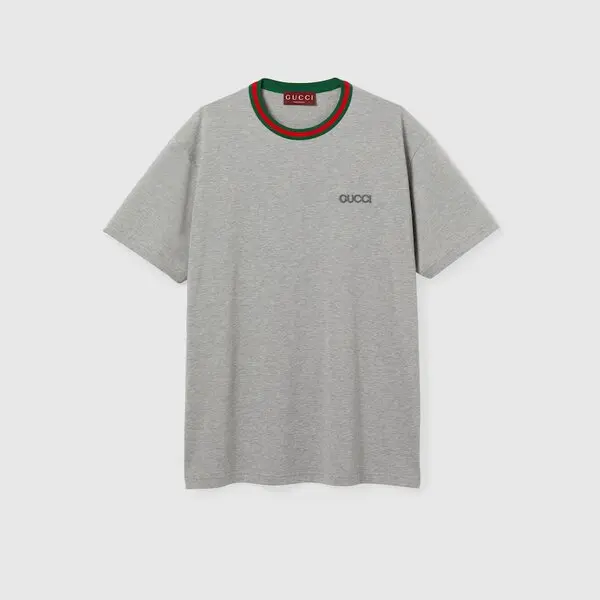 Gucci Jersey T-shirt With Web