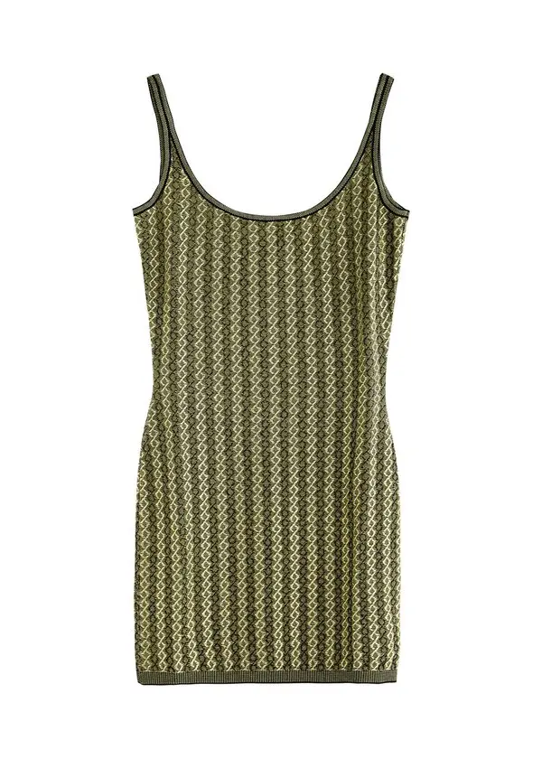 Jacquemus La Robe Marino Knitted Mini Dress - Black