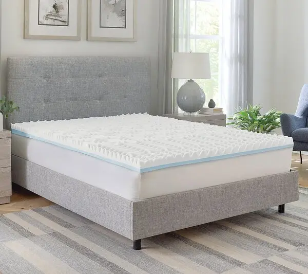 BODIPEDIC 3' Reversible Memory Foam Mattress To Pper, Twin Xl