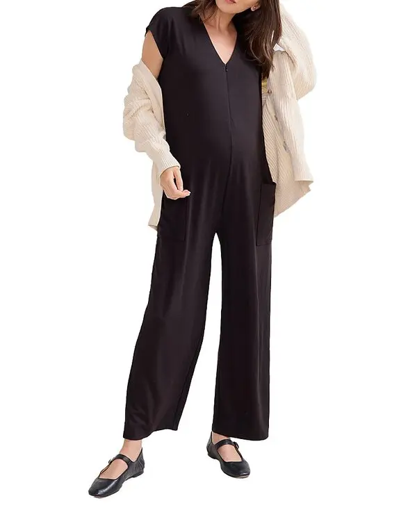 Hatch Collection Charlotte Maternity Jumpsuit
