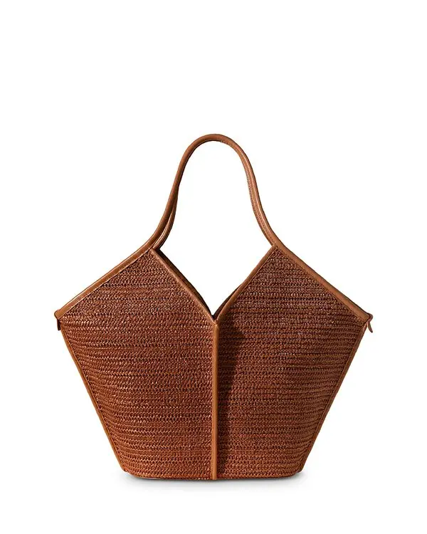 Hereu Calella Raffia Tote - Tan