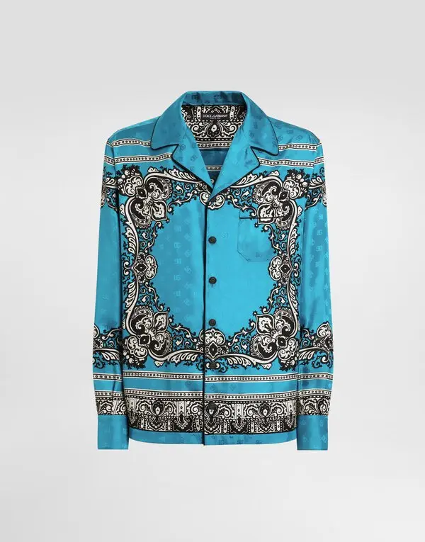 Dolce & Gabbana Silk Shirt With Bandanna - Print