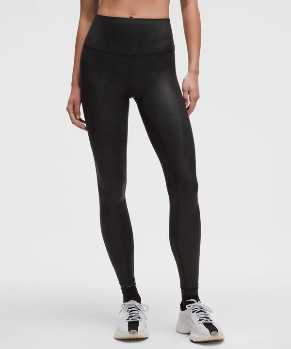 Lululemon Wunder Train High-rise 28" Leggings - Matte Shine Black