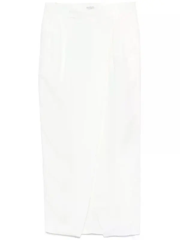 Brunello Cucinelli Wrap Maxi Skirt