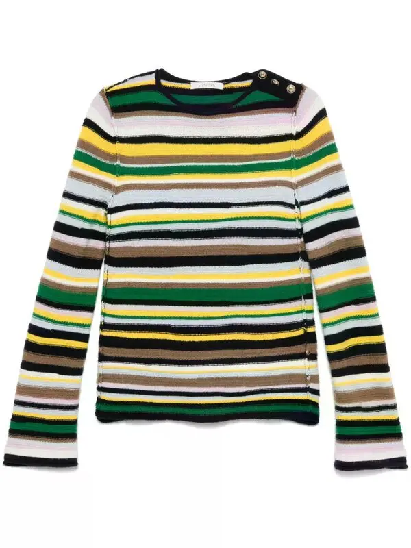Dorothee Schumacher Striped Cashmere Sweater