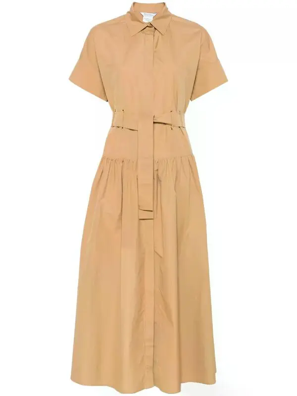Max Mara Agoraio Midi Dress - Brown