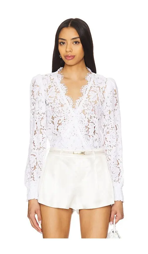 Generation Love Kairi Lace Wrap Blouse
