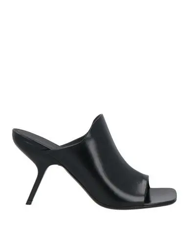 FERRAGAMO Leather Sandals - Black
