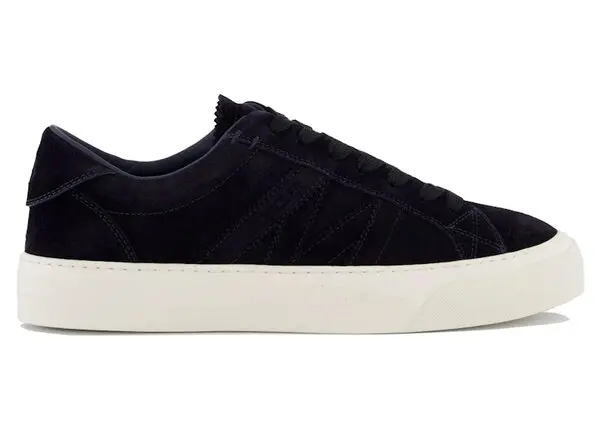 Moncler Monaco 2 Low Top Sneakers - Navy Blue/white