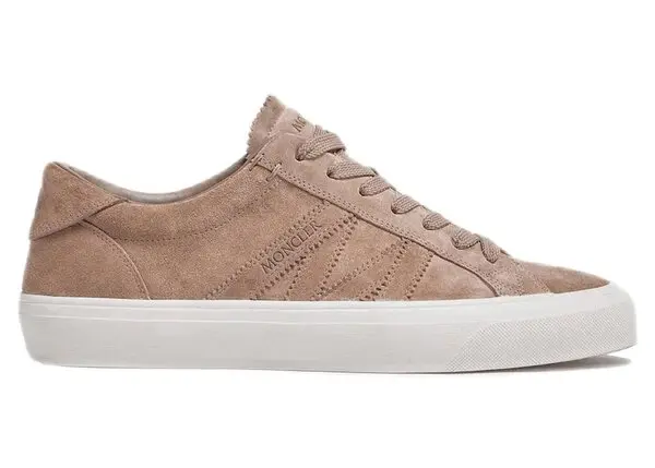 Moncler Monaco 2 Low-top Sneakers - Beige/white