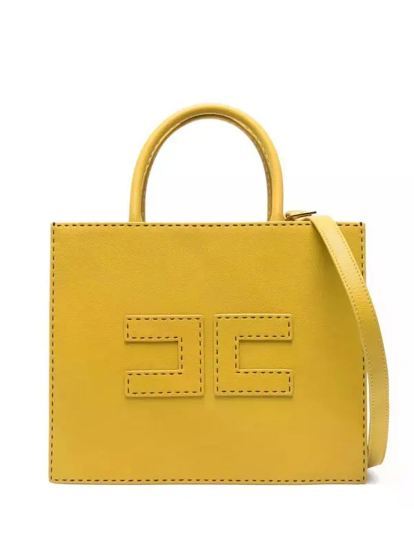 Elisabetta Franchi Medium Tote Bag - Yellow